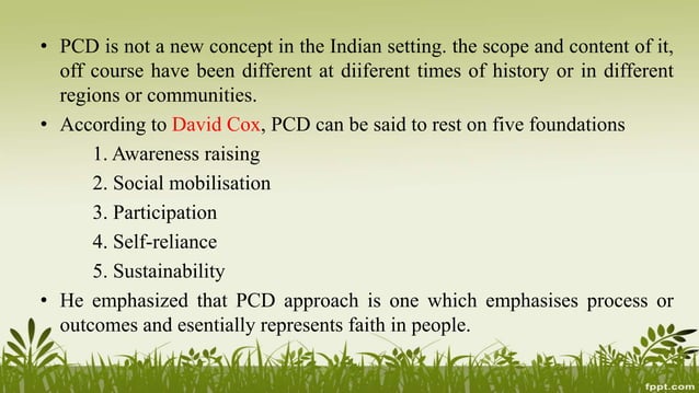 PEOPLE CENTRIC DEVELOPMENT.pptx | Agriculture | Industries