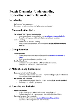 Recruitment Company in UAE | eople Dynamics | PDF