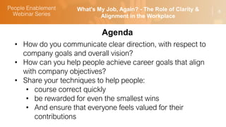 People Enablement: What's My Job, Again? - The Role of Clarity ...