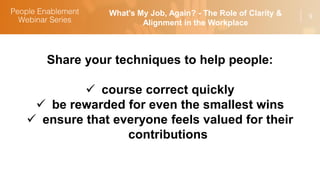 People Enablement: What's My Job, Again? - The Role of Clarity ...