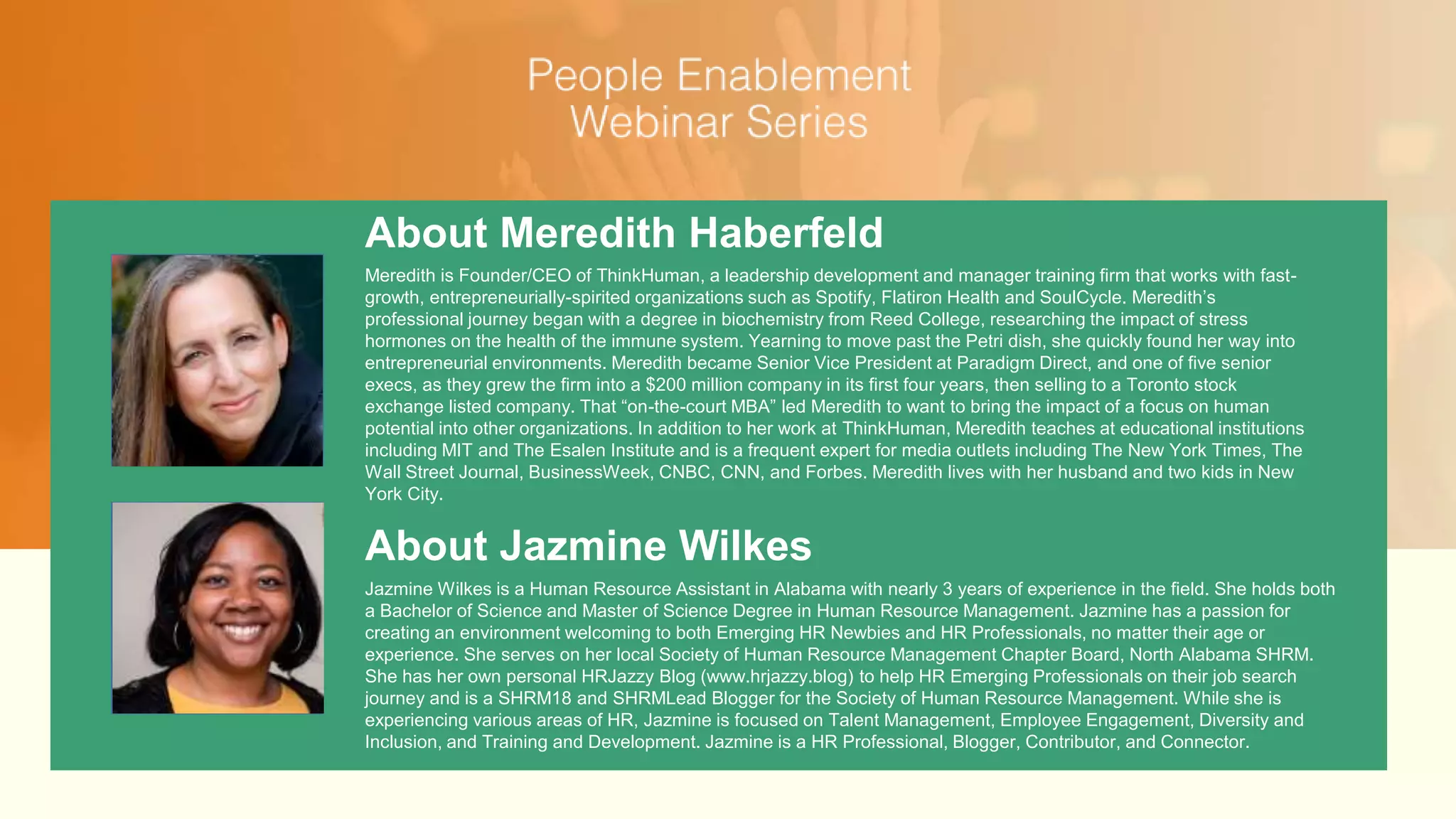 People Enablement: The Value and Impact | PPT