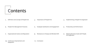 People first and its importance to business growth | PPT