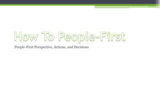 People First Leadership by Drew Hartley | PPTX
