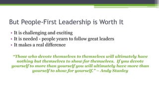 People First Leadership by Drew Hartley | PPTX