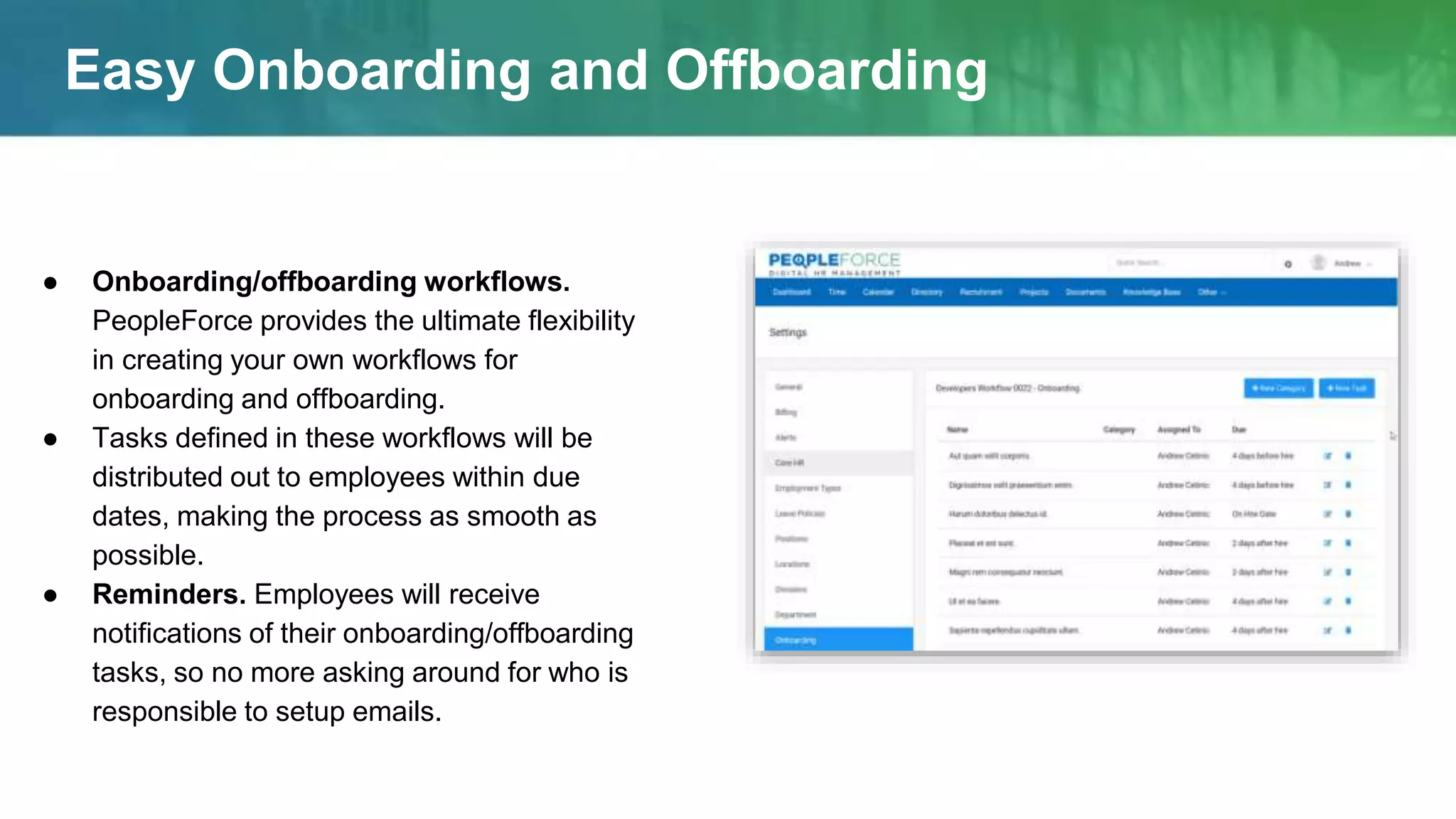 PeopleForce HR Management Software | PPTX