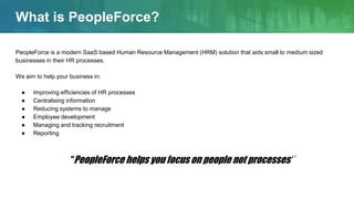 PeopleForce HR Management Software | PPTX