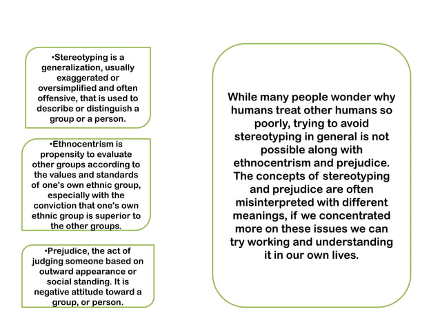 Why do people get treated so poorly? | PPT