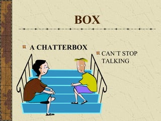 Idioms to Describe People | PPT