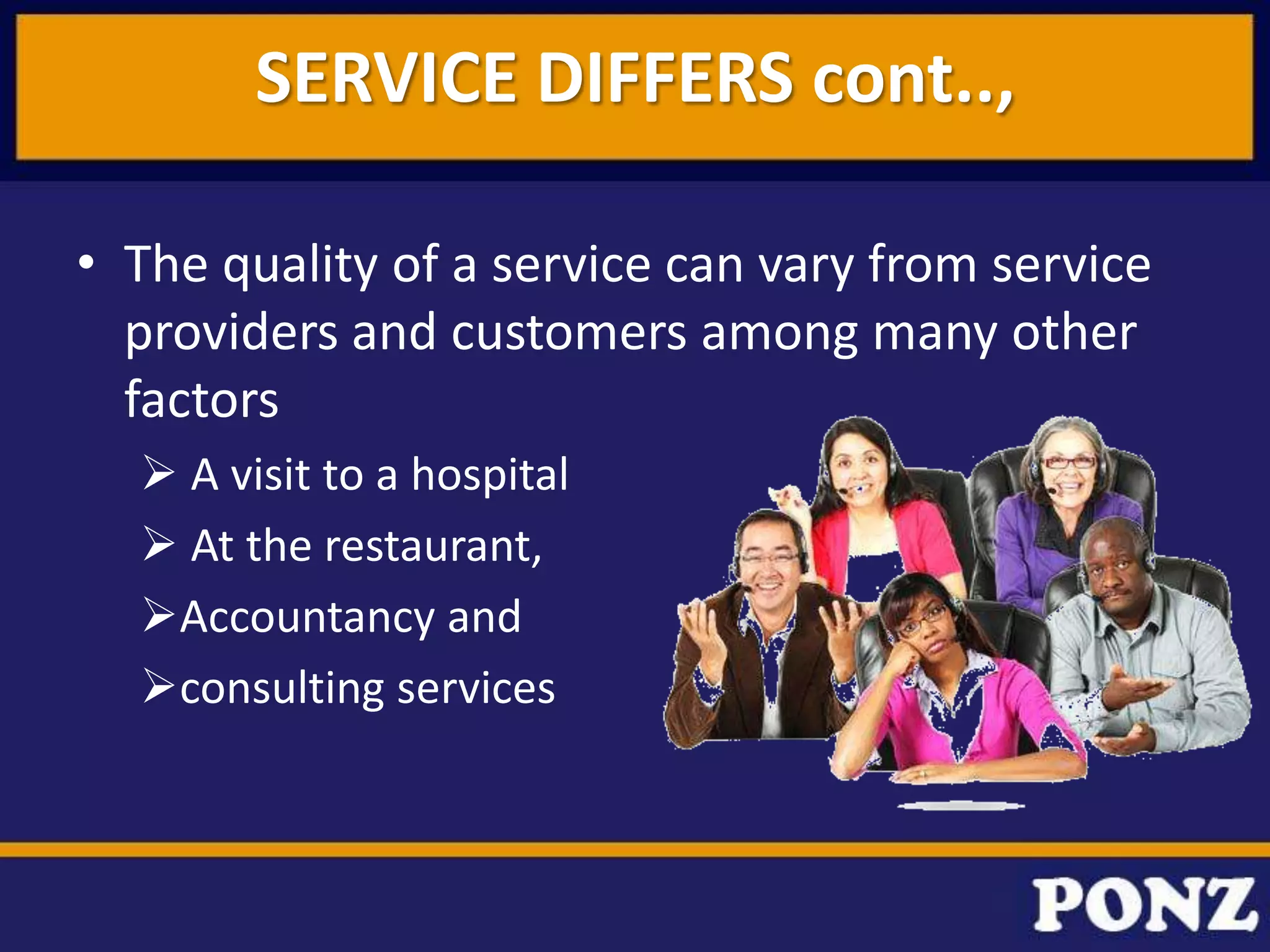People in service marketing | PPTX