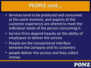 People in service marketing | PPTX