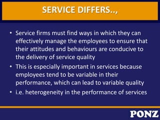 People in service marketing | PPTX