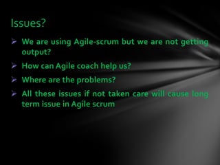 People issues with Agile Scrum Team | PPTX | Business | Business and ...