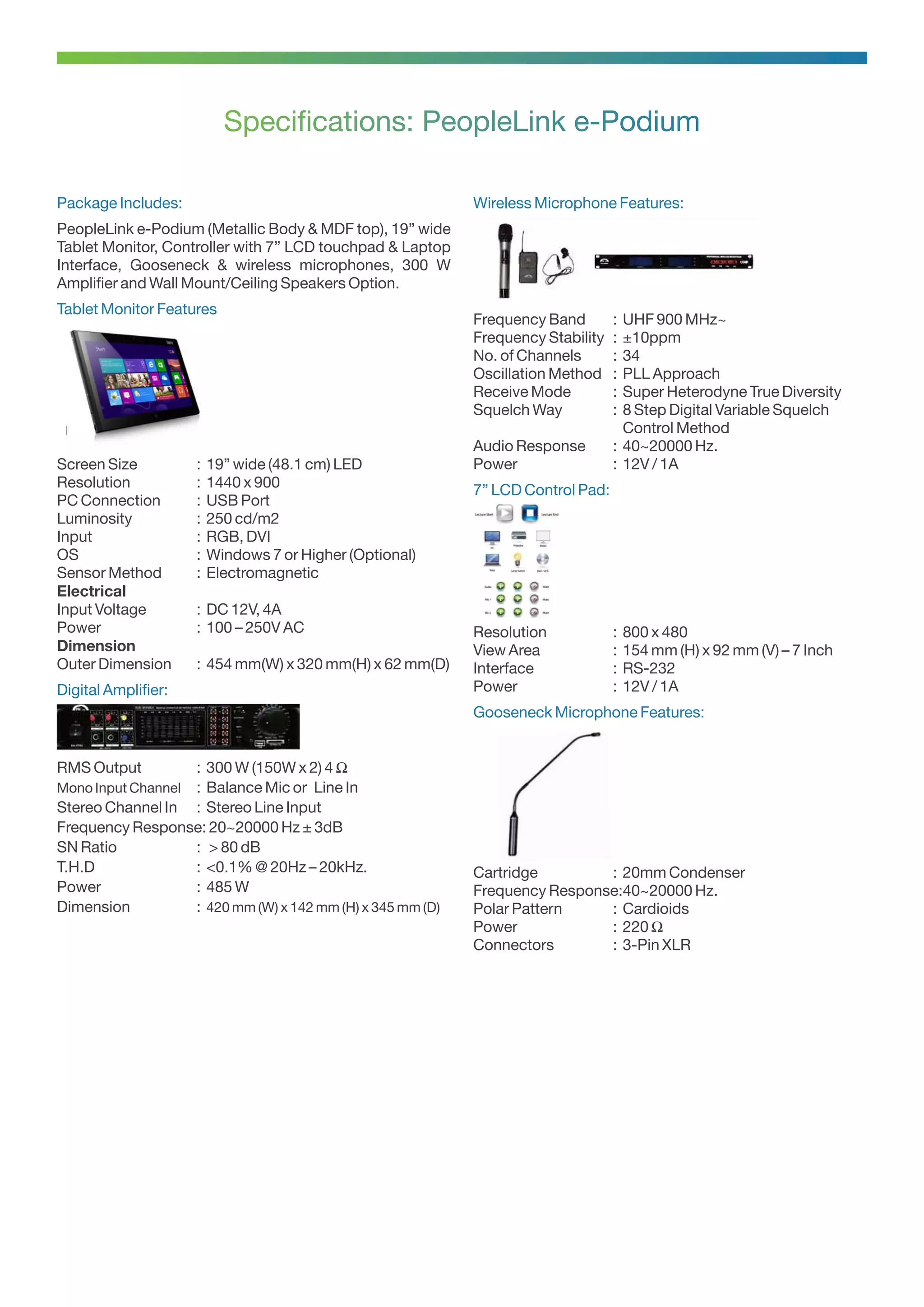 PeopleLink e-Podium | PDF