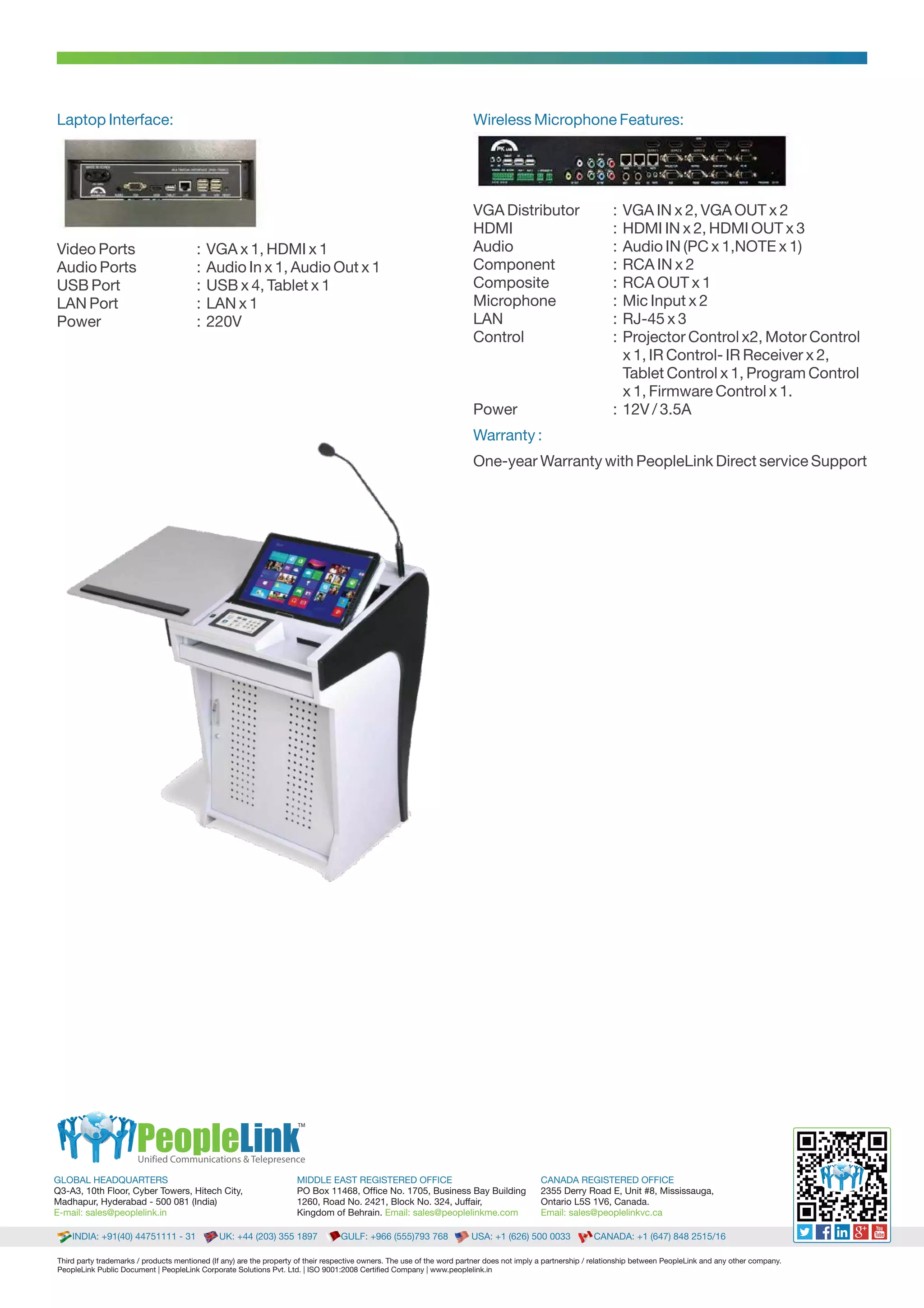 PeopleLink e-Podium | PDF