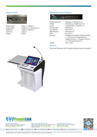 PeopleLink e-Podium | PDF