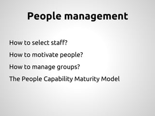 People management | PDF