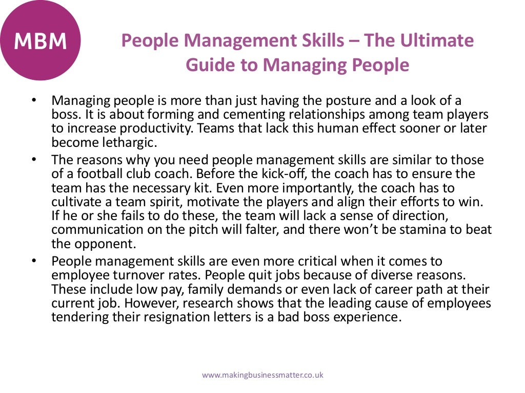 People Management Skills Guide