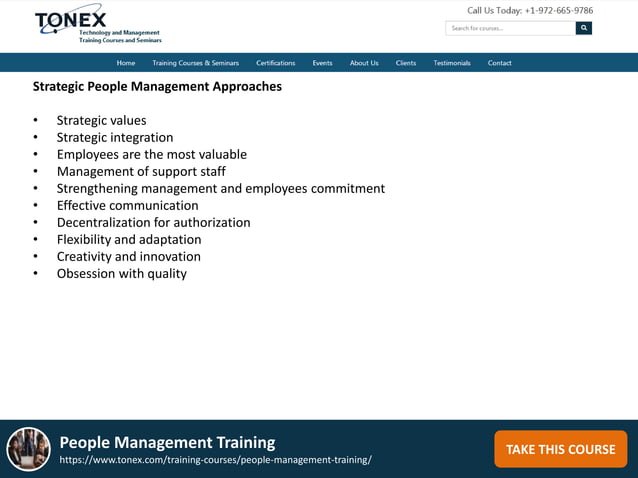People Management Training | PPTX