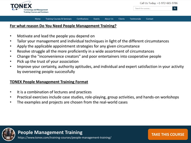 People Management Training | PPTX