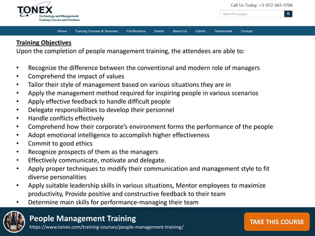 People Management Training | PPTX