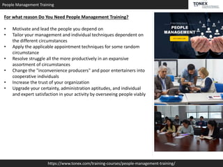 Award Winning People Management Training - Tonex Training | PPT