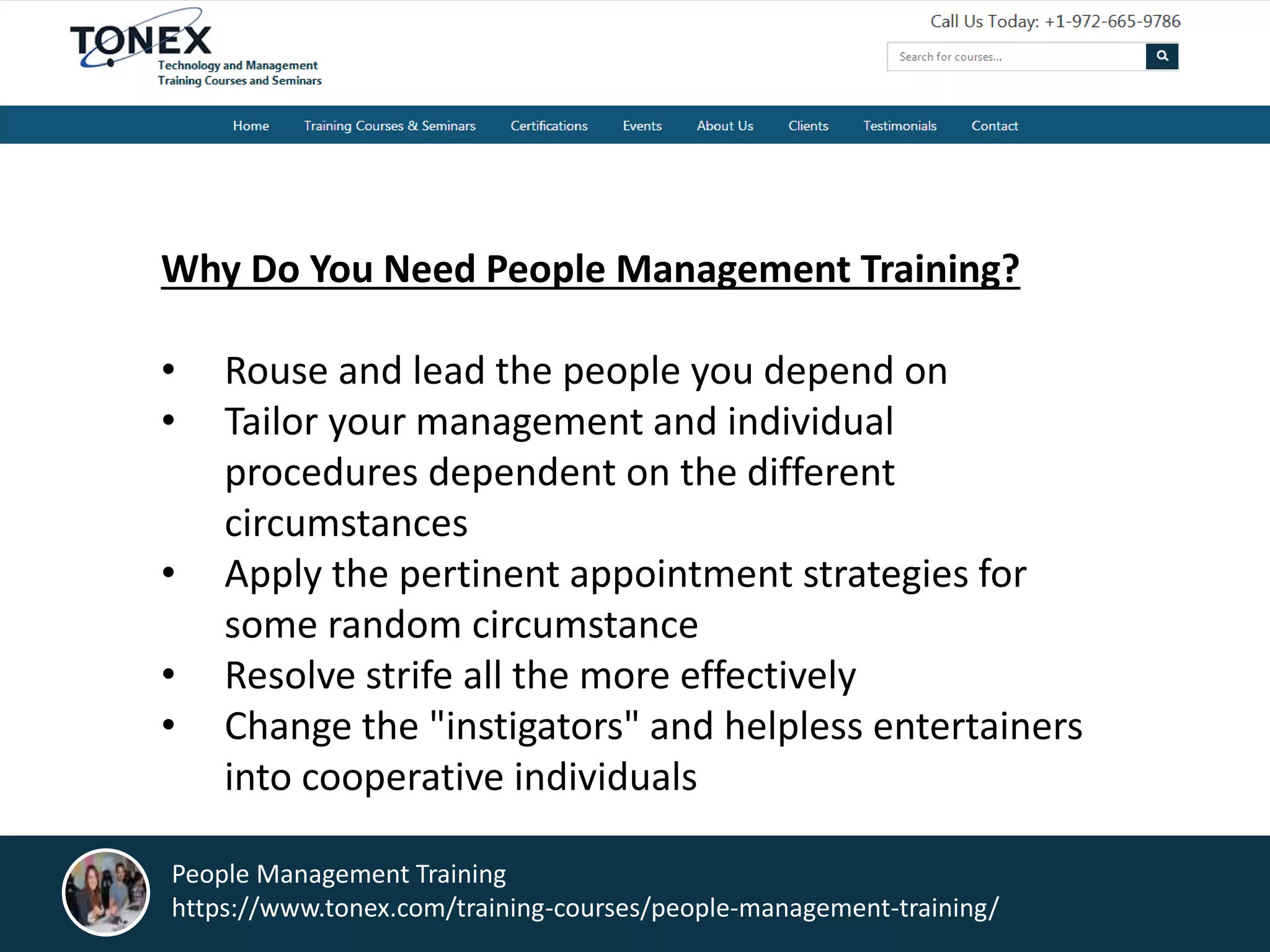 People management, Best in leadership and management training | PPTX
