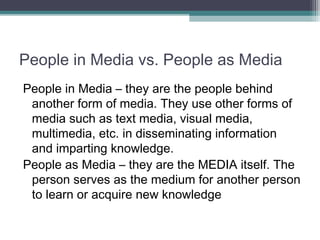 People media | PPT