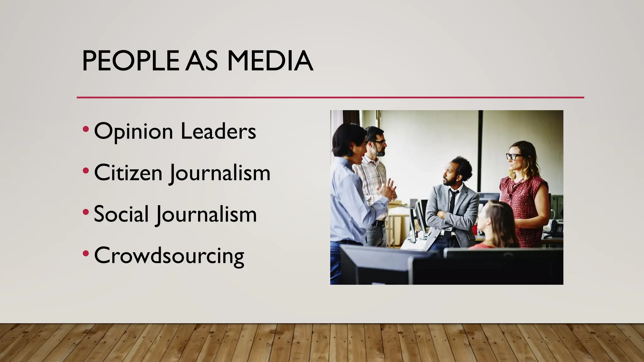 People & Media Definition and Types. PPT. | PPTX