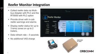 ORBCOMM Reefer Integration with PeopleNet In-Cab Solutions | PPTX ...