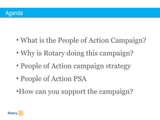 People of action campaign presentation | PPT