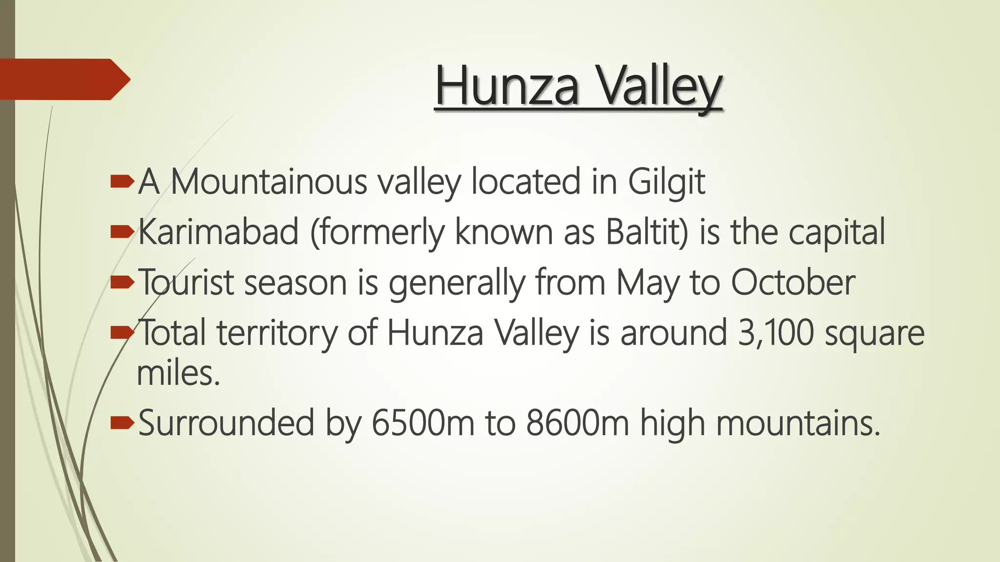 People of hunza valley | PPTX