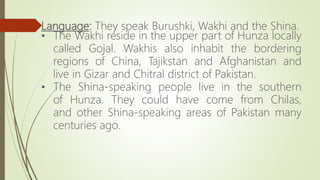 People of hunza valley | PPTX | Sikhism | Religion & Spirituality