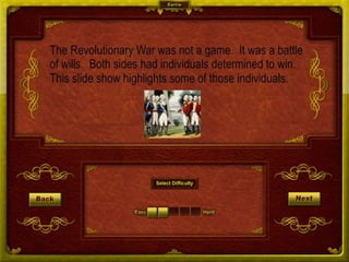 People of the revolutionary war | PPTX