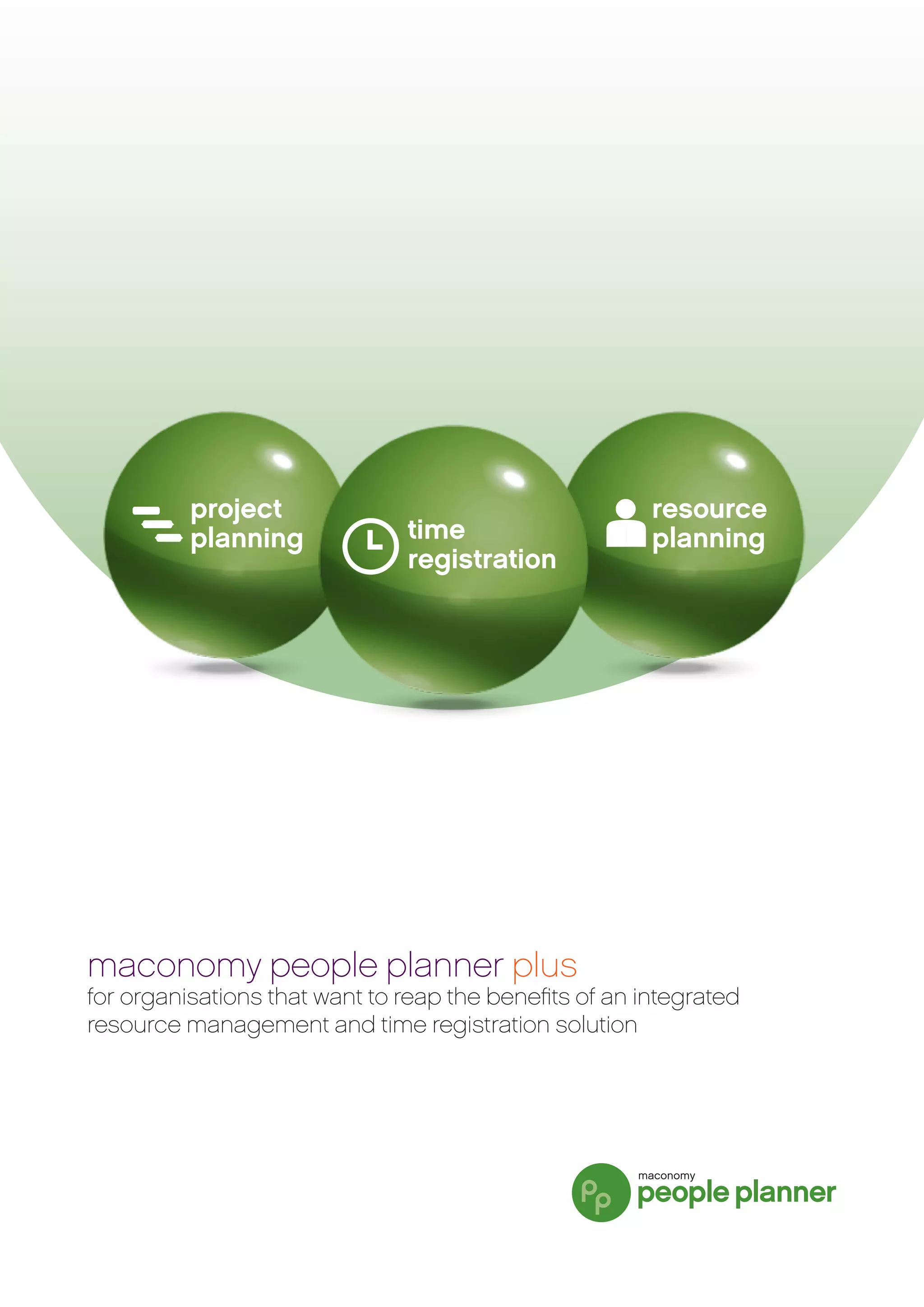 DELTEK Maconomy People planner | PDF