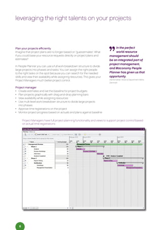 DELTEK Maconomy People planner | PDF