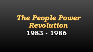 People Power Revolution | PPTX
