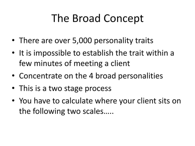 People profiling | PPTX