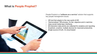 People Prophet overview presentation | PPT