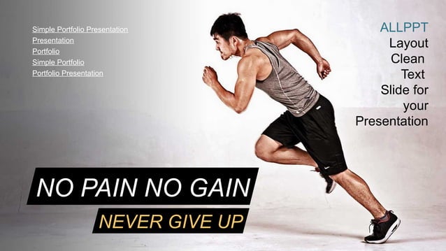 People Running PowerPoint Template and template 2 | PPTX