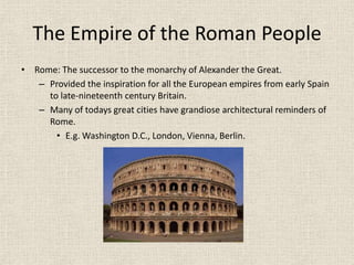 Peoples and Empires. Rome | PPTX