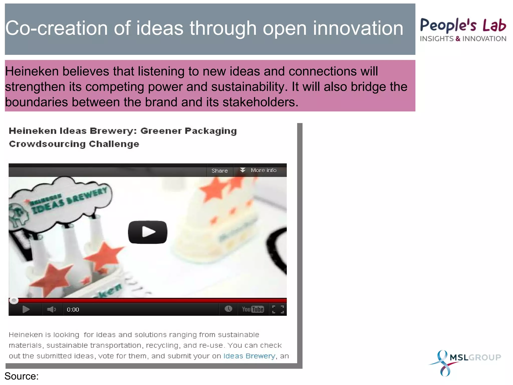 People's Insights Volume 1, Issue 18 : Heineken Ideas Brewery | PDF