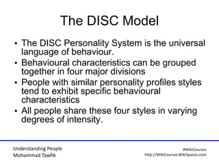 Understanding People: Personality Traits and DISC Model | PDF