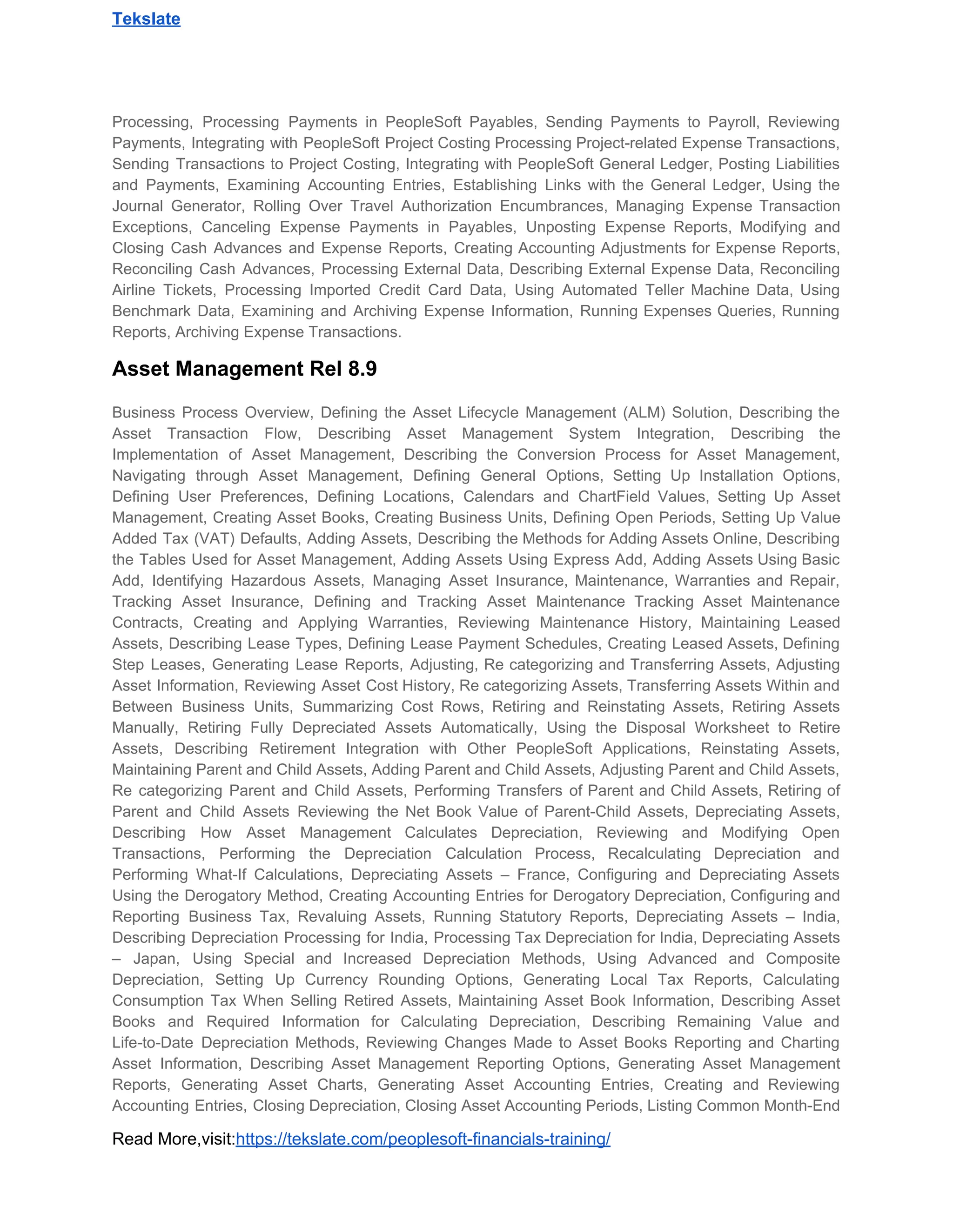 Peoplesoft financials-training | PDF