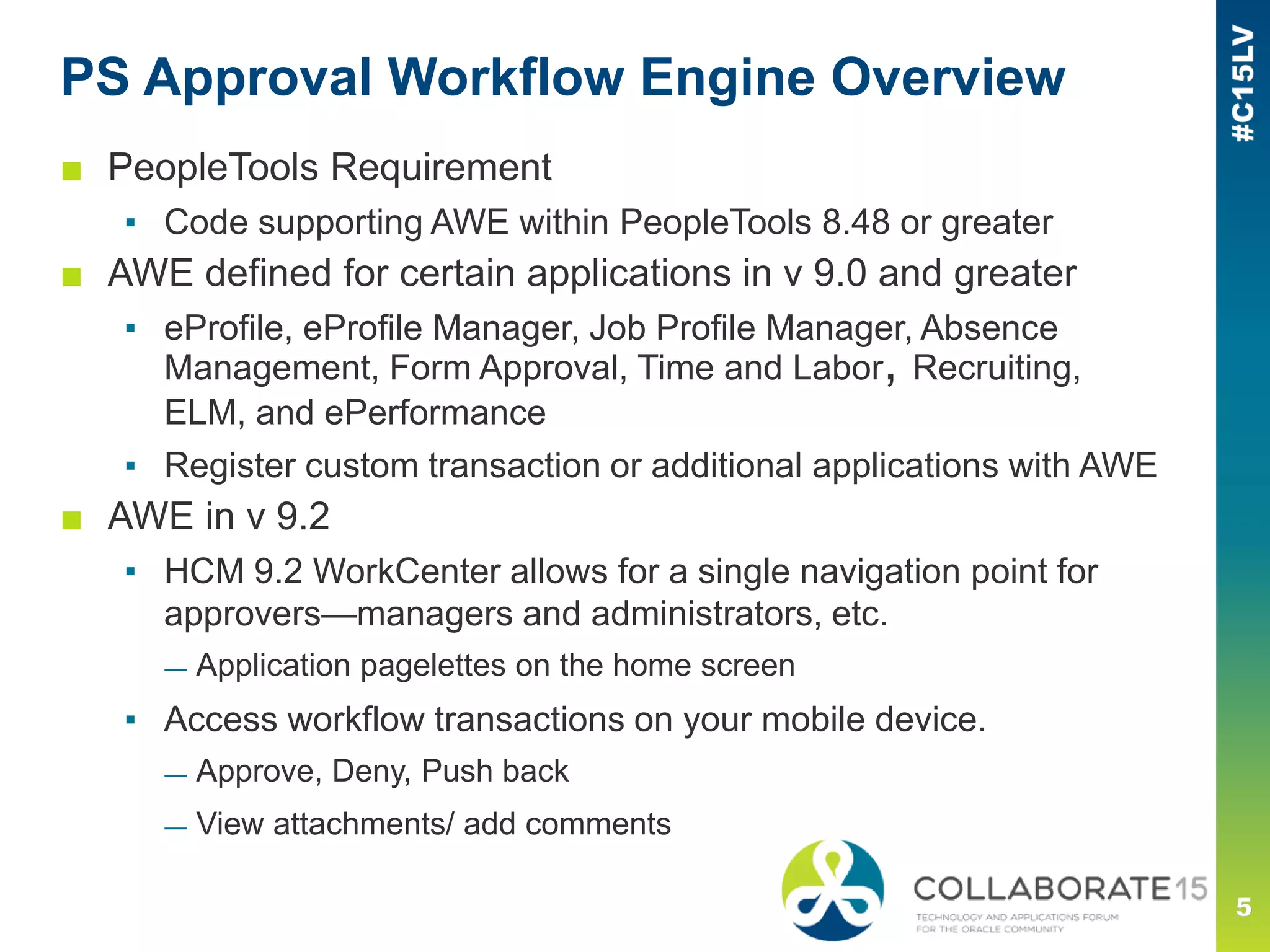 PeopleSoft Approval Workflow Engine | PDF