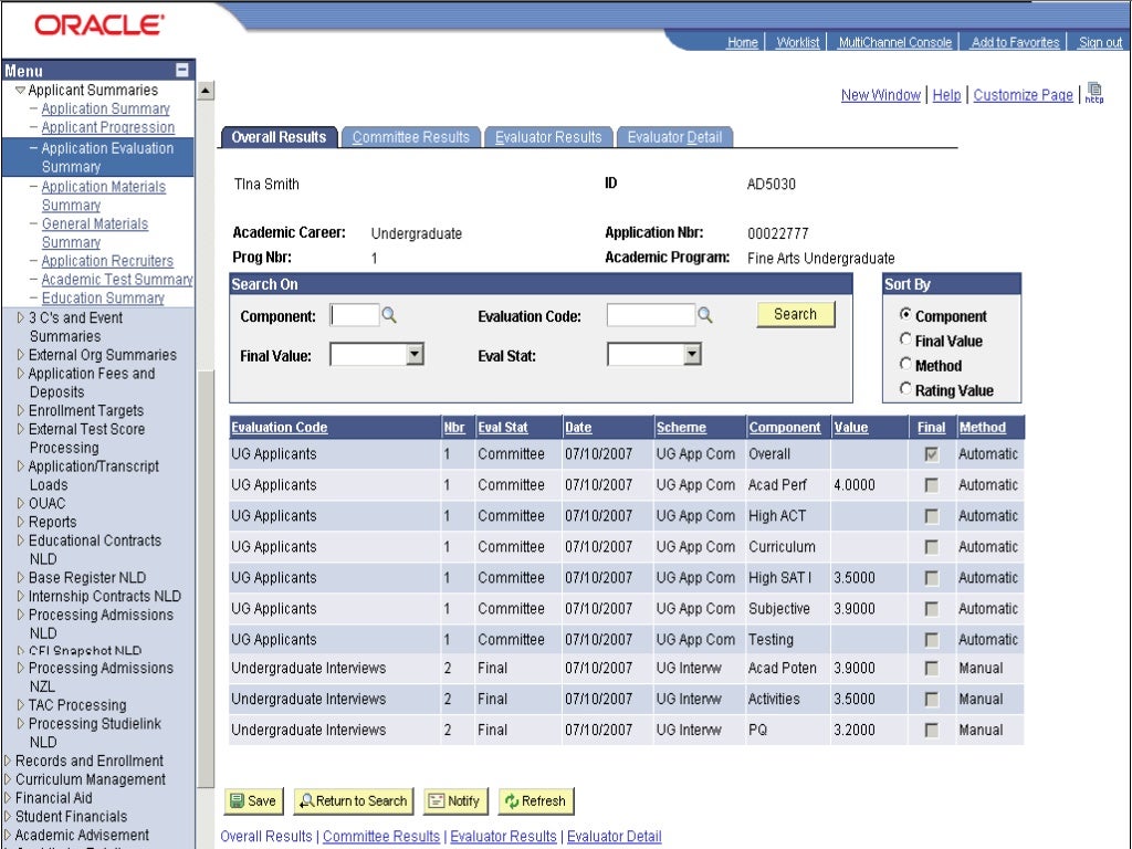 Peoplesoft Campus solutions