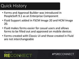 PeopleSoft Forms and Approval Builder - Now better with Fluid | PDF
