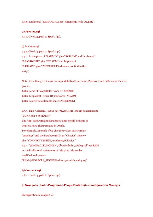 Peoplesoft installation steps | PDF