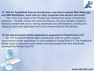 PeopleSoft Interview Questions - Part 1 | PPT