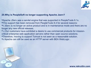 PeopleSoft Interview Questions - Part 1 | PPT