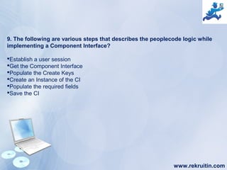 PeopleSoft Interview Questions - Part 1 | PPT